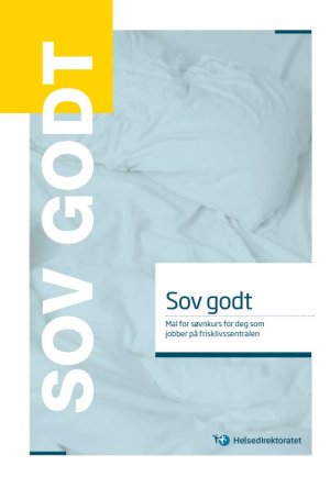 Sov godt – mal for søvnkurs for deg som jobber på frisklivssentralen - Helsedirektoratet